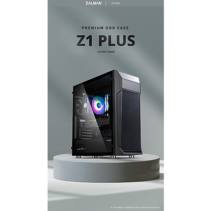 Zalman Кутия за компютър Case ATX - Z1 PLUS